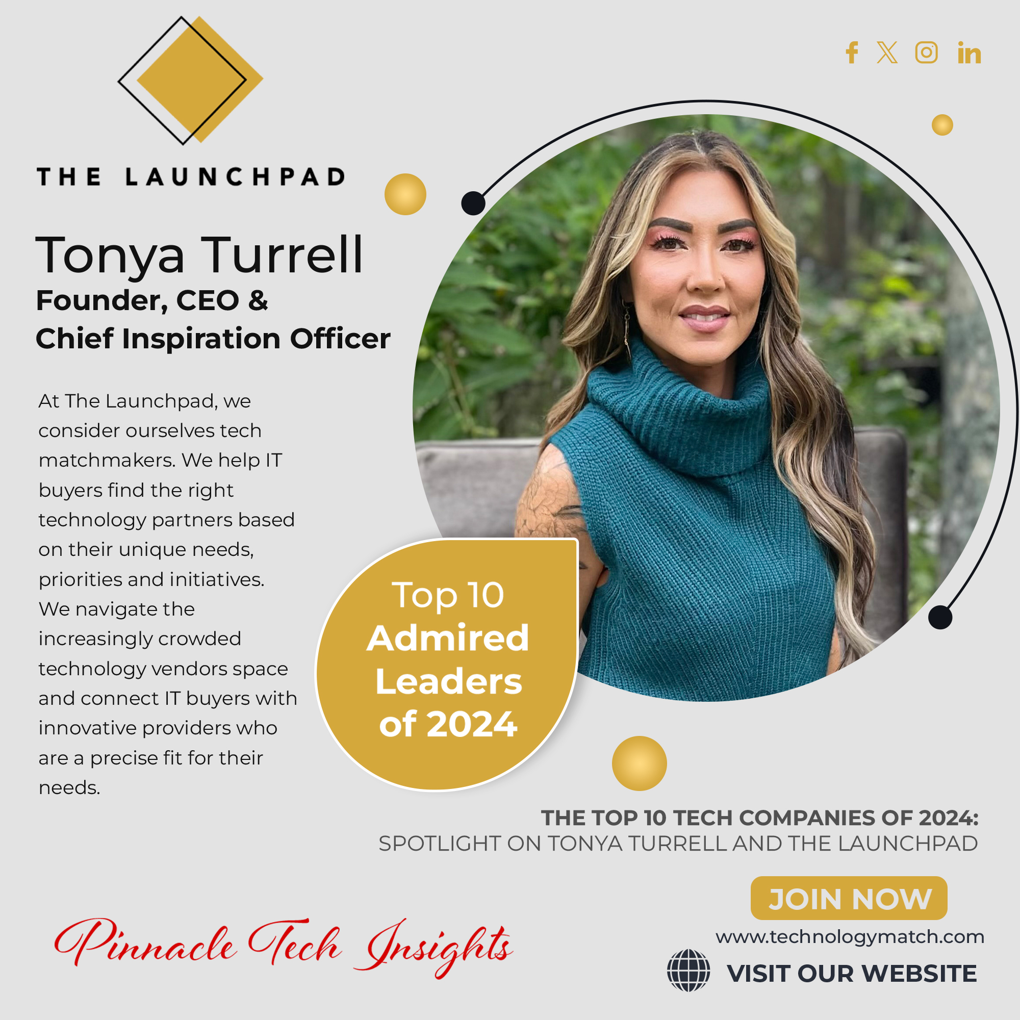 Pinnacle TechInsights Magazine | Tonya Turrell, Founder, CEO & Chief ...